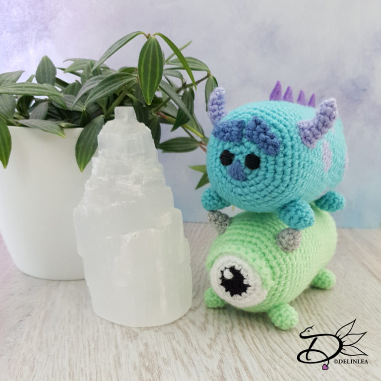 ♥ Free Pattern; Sulley Tsum Tsum Amigurumi - Delinlea - My little ...